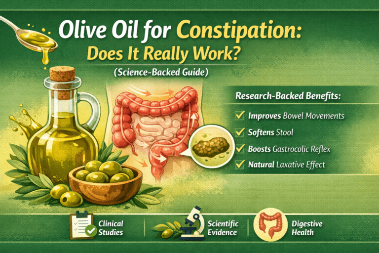 Olive Oil for Constipation: Dosage, How It Works & Results (Backed by ...